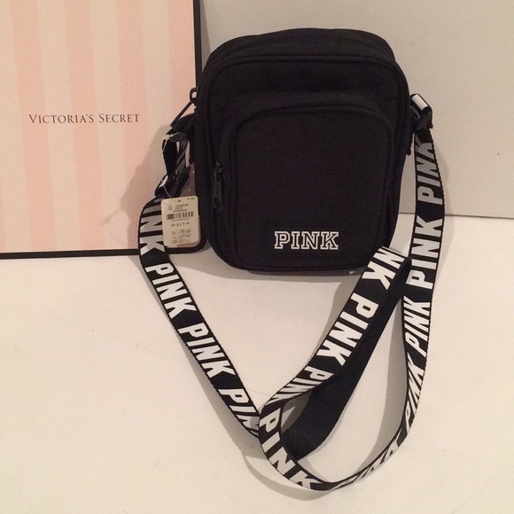 PINK Victoria's Secret | Bags | Vs Pink Phone Case Sport Logo Strap ...